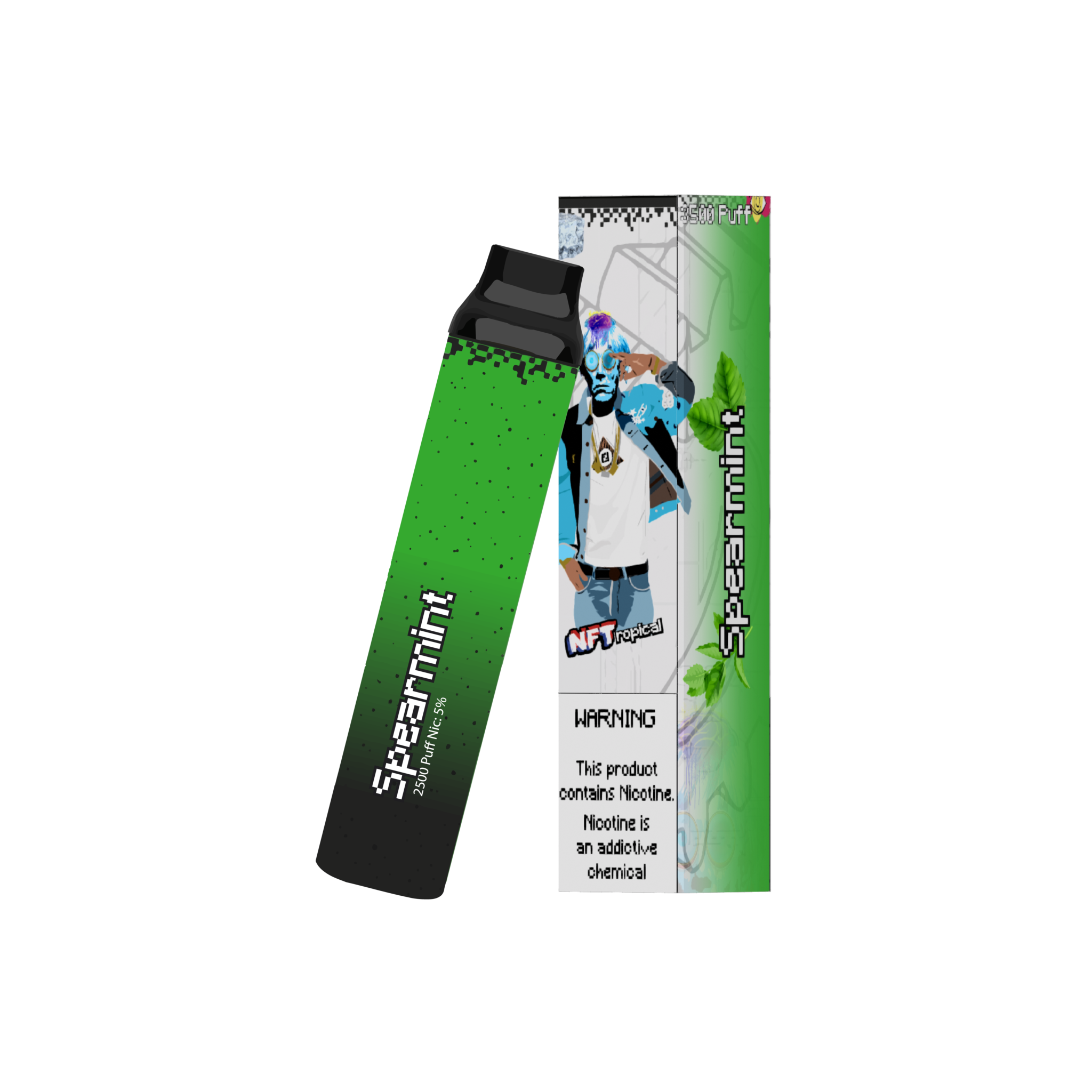 NFTropical Spearmint Cubo 2500 Puff - I-Vape