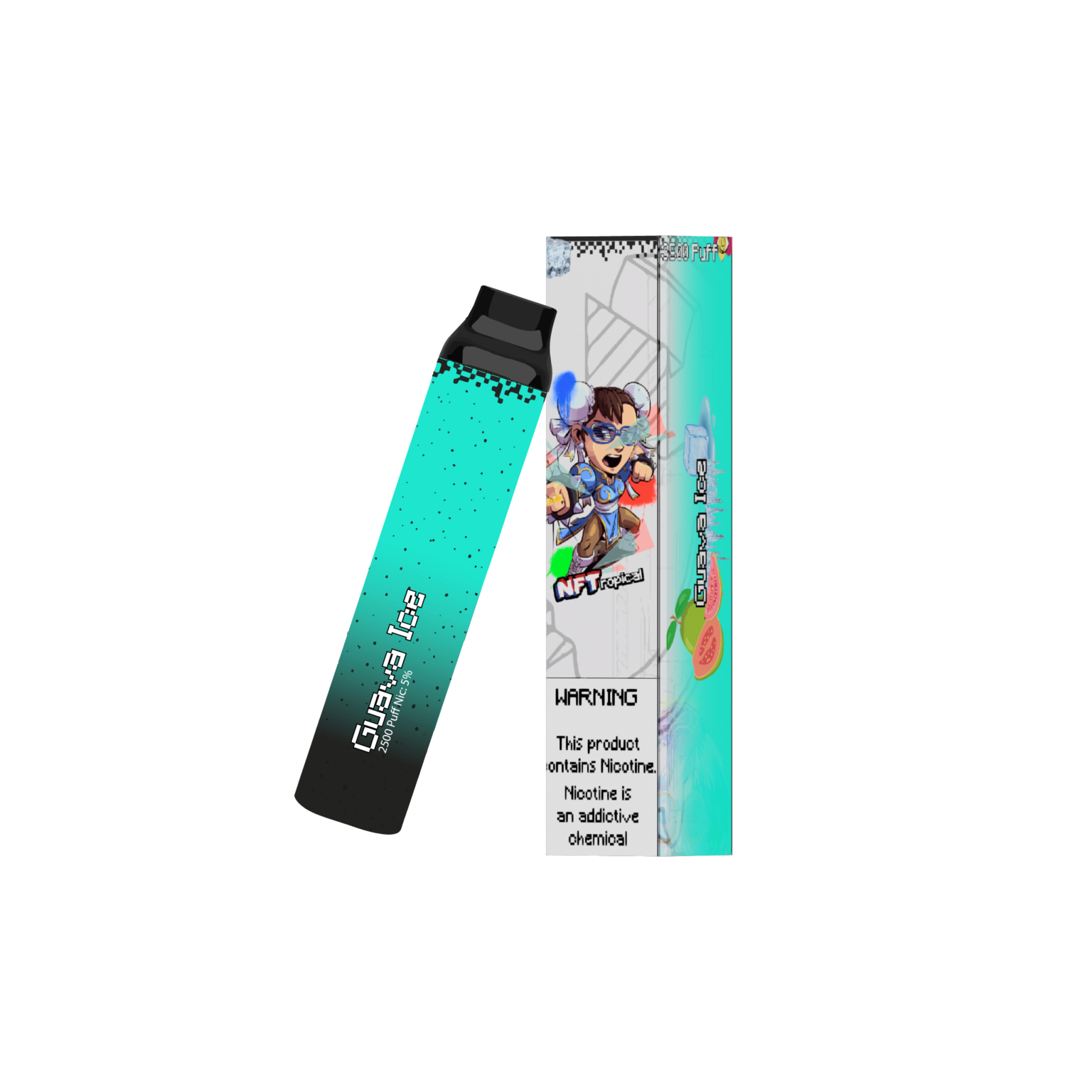 NFTropical Guava Ice Cubo 2500 Puff - I-Vape